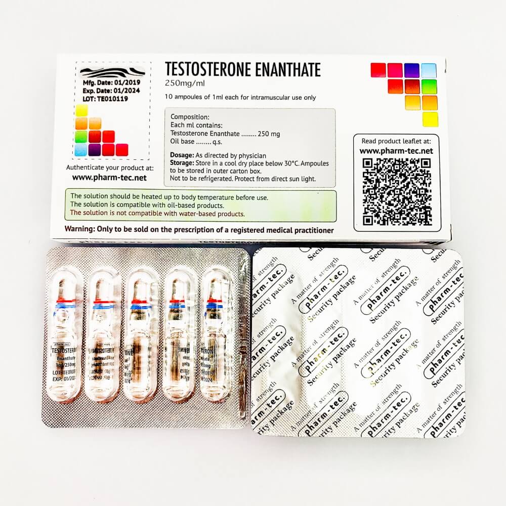 Testosterone Enanthate - 10 amp (250mg/amp) | Testosterone Enantato